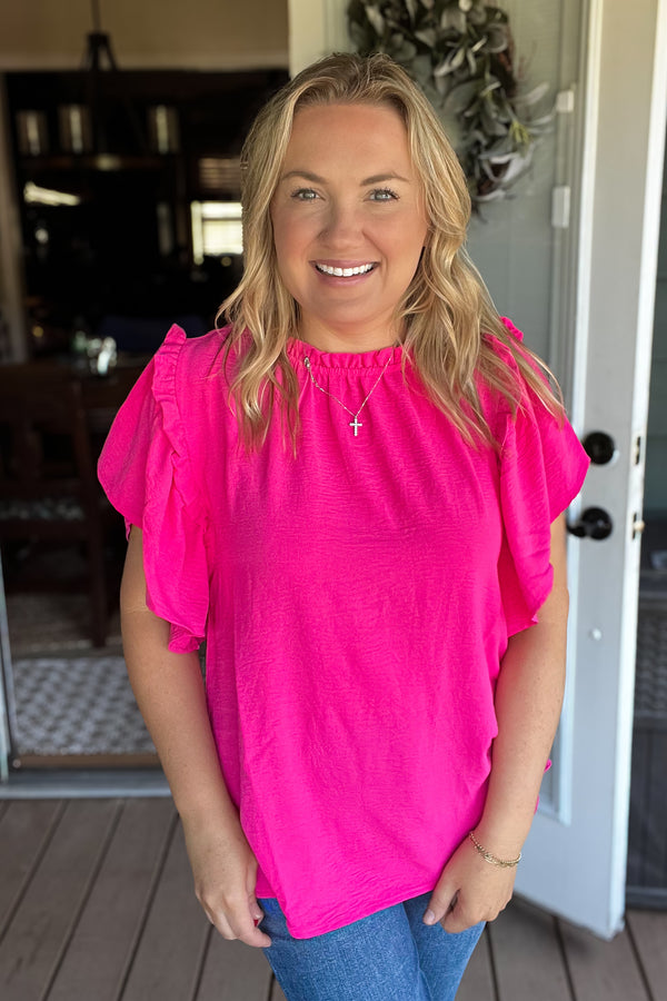 Chic and Sweet Top: Pink - Sparked Style
